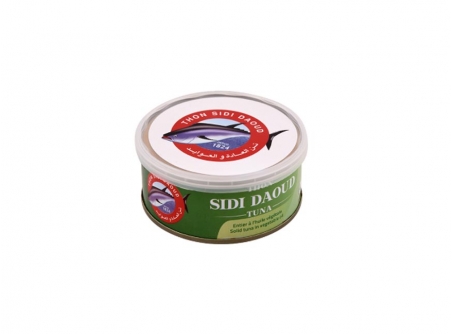 Thon Sidi Daoud à l'huile végétale - 160 gr - Thon de Haute qualité ...